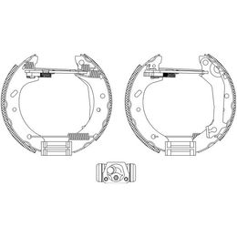 TEXTAR Bremsbackensatz Shoe Kit Pro 84046600 f&uuml;r Ford