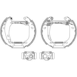 TEXTAR Bremsbackensatz Shoe Kit Pro 84037407 f&uuml;r RENAULT