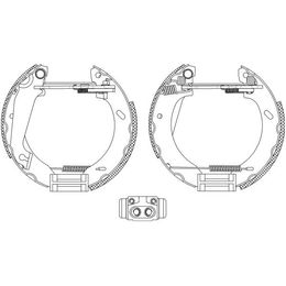 TEXTAR Bremsbackensatz Shoe Kit Pro 84043800 f&uuml;r Ford