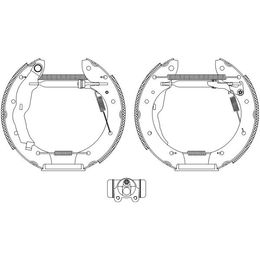 TEXTAR Bremsbackensatz Shoe Kit Pro 84050001 f&uuml;r RENAULT