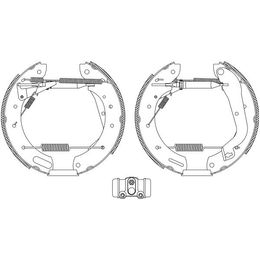 TEXTAR Bremsbackensatz Shoe Kit Pro 84055800 f&uuml;r Ford NISSAN