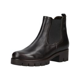 Gabor Damen Stiefelette "Gabor Stiefelette Leder/Textil", Gr. 39, braun, Leder, Textil, Schuhe
