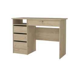 H&ouml;ffner B&uuml;roschreibtisch Finow holzfarben Ma&szlig;e (cm): B: 109,3 H: 75,6 T: 48.5 &raquo; H&ouml;ffner