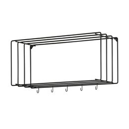 H&ouml;ffner H&auml;ngegarderobe Navazzo &brvbar; schwarz &brvbar; Metall &brvbar; Ma&szlig;e (cm): B: 73 H: 38 T: 26.0 &raquo; H&ouml;ffner