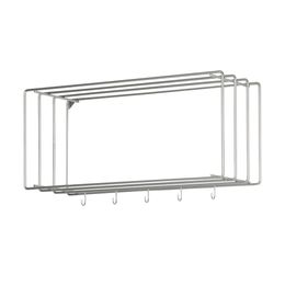 H&ouml;ffner H&auml;ngegarderobe Navazzo &brvbar; silber &brvbar; Metall &brvbar; Ma&szlig;e (cm): B: 73 H: 38 T: 26.0 &raquo; H&ouml;ffner