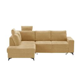 U.N.O uno Ecksofa Salamanca gelb Ma&szlig;e (cm): B: 248 H: 104 T: 189.0 &raquo; H&ouml;ffner