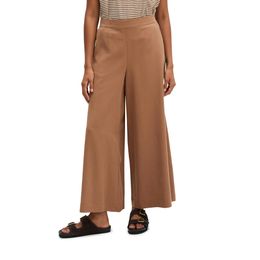 Marc O'Polo MARC O'POLO Damen Chinohose "aus TENCEL Lyocell", braun, Gr. 38, unifarben, Obermaterial: 92% Lyocell, 8% Leinen, Hosen