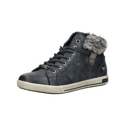 Mustang Shoes Damen Sneaker "Mustang Shoes Sneaker Lederimitat/Textil", Gr. 38navy, Lederimitat, Textil, Schuhe