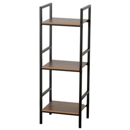 Boltze Regal Lagos, klein 29 x 24 x 81 cm, braun, schwarz skandinavische Deko Online Shop