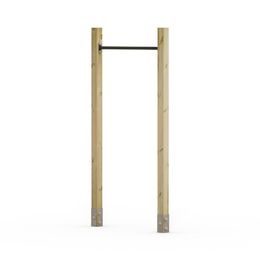 Klimmzugstange FIT 201 - Freistehendes Reck f&uuml;r Garten & Outdoor Krafttraining - H&ouml;henverstellbar 60-210 cm - Wetterfestes Massivholz - Wickey
