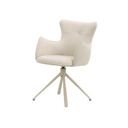 Polsterstuhl 59x63x86 Velours beige AURORA #02