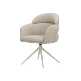 Polsterstuhl 63x64x87 Webstoff beige MALIK #01