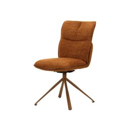 Polsterstuhl 45x56x86 Chenille rostrot TINA #01