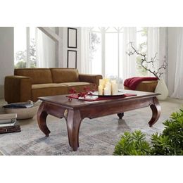 Couchtisch Akazie 135x70x40 nougat lackiert OPIUM #616