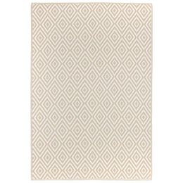 Boxxx Outdoorteppich Ibiza, Wei&szlig;, Beige, Textil, Graphik, rechteckig, 160x230 cm, in verschiedenen Gr&ouml;&szlig;en erh&auml;ltlich, Teppiche & B&ouml;den, Teppiche, Outdoorteppiche