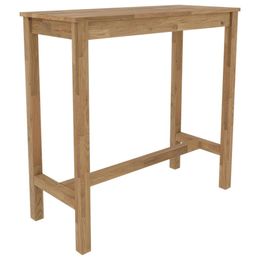 Cantus Bartisch, Wildeiche, Holz, Wildeiche, massiv, rechteckig, eckig, 45x107x108 cm, FSC 100%, gastro- und objekttauglich, Esszimmer, Tische, Stehtische