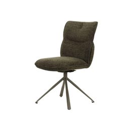 Polsterstuhl 45x56x86 Chenille gr&uuml;n TINA #02