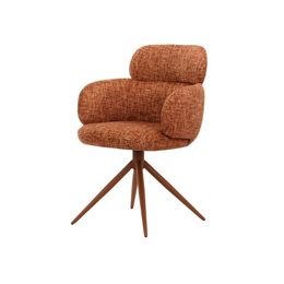 Polsterstuhl 59x67x87 Velours rostrot FELIA #01