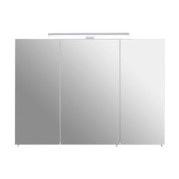 Tchibo - Spiegelschrank &raquo;Runa SPS Irene 1000.1&laquo; - 100x16x75cm - wei&szlig; - Holz / Metall / Glas