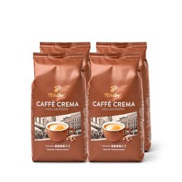 Tchibo - Caff&egrave; Crema Vollmundig - 4 x 1 kg Ganze Bohne - Intensit&auml;t: 4/6