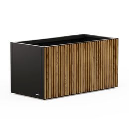 Herstera Garden Pflanzkasten - 50x100x50cm - braun - Stahl / Holz