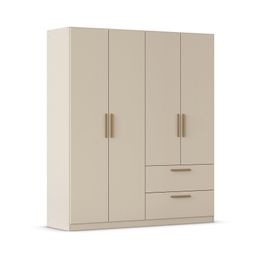 Rauch Dreht&uuml;renschrank "Skandi" 4-t&uuml;rig mit zwei Schubladen - 181x54x210cm - beige -