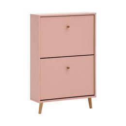 Tchibo - Schuhschrank &raquo;Bjarne&laquo; - 59,8x19,5x92,2cm - apricot - Holz / Eichenholz / Metall