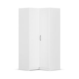 Rauch Eckschrank &raquo;Quadra Spin&laquo; - 100x102x210cm - wei&szlig; -