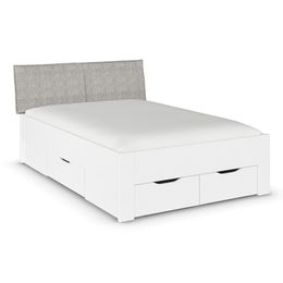 Rauch Bett &raquo;Aditio Beds&laquo; - 146x216x100cm - wei&szlig; -