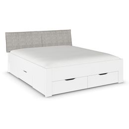 Rauch Bett &raquo;Aditio Beds&laquo; - 186x216x100cm - wei&szlig; -