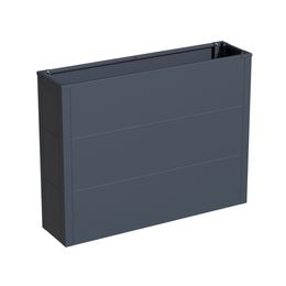 Tchibo - Pflanzkasten mit Einlegeboden - 100x25x77cm - anthrazit -