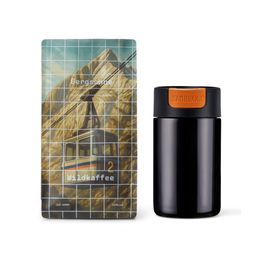 Kaffee-Geschenkset &ldquo;Campingluft&rdquo; &ndash; 1 x 350 g Espresso Ganze Bohne und Kambukka Becher