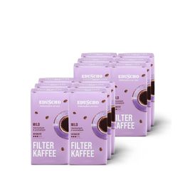 EDUSCHO Filterkaffee Mild - 12 x 500 g Gemahlen - Intensit&auml;t: 3/5
