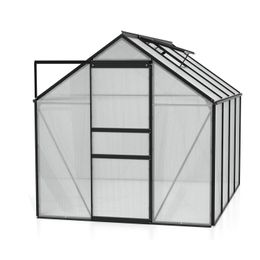 Vitavia Einsteiger-Gew&auml;chshaus inkl. Fundamentrahmen - 195x257x197cm - schwarz -