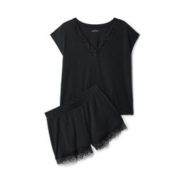 Tchibo - Shorty-Pyjama-Set - Damen - Gr. XXL - schwarz