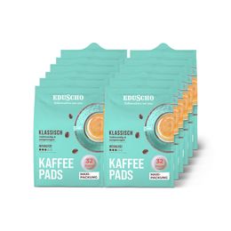 EDUSCHO Kaffeepads Klassisch - 12 x 32 Pads - Intensit&auml;t: 3/5