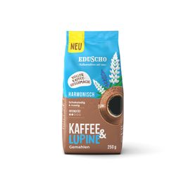 EDUSCHO Kaffee & Lupine - 250 g Gemahlen - Intensit&auml;t: 2/5