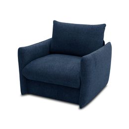 Domo Schlafsofa 1-Sitzer &raquo;Helsinki&laquo; - 105x195x95cm - blau -