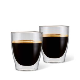 Tchibo - 2 Doppelwandige Espresso Gl&auml;ser - transparent