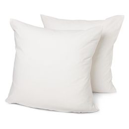 Tchibo - 2 Kopfkissen-Schutzbez&uuml;ge - offwhite