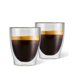 Tchibo - 2 Doppelwandige Caff&egrave; Crema Gl&auml;ser - transparent