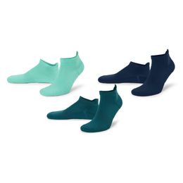 Tchibo - 3 Paar Sportsocken - Unisex - Gr. 39-42 - petrol