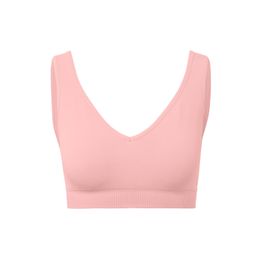 Tchibo - Seamless-Sport-Bustier - Damen - Gr. XS - ros&eacute;