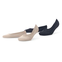 Tchibo - 2 Paar F&uuml;&szlig;linge - Damen - Gr. 35-38 - schwarz