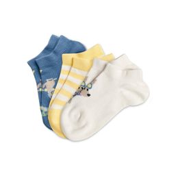 Tchibo - 3 Paar Kinder-Sneakersocken - Jungen - Gr. 27-30 - blau