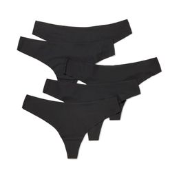 Tchibo - 5 Magic-Cut-Strings - Damen - Gr. XS - schwarz