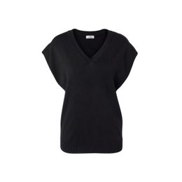 Tchibo - Kurz&auml;rmliger Feinstrickpullover - Damen - Gr. XL - schwarz