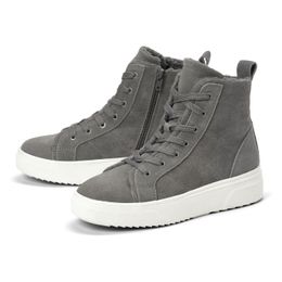 Tchibo - Gef&uuml;tterte Veloursleder-Sneaker - Damen - Gr. 40 - wei&szlig;