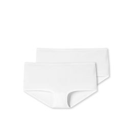 2 Schiesser Shorts - Damen - Gr. 44 - wei&szlig;