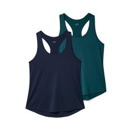 Tchibo - 2 Funktionstops - Damen - Gr. L - petrol